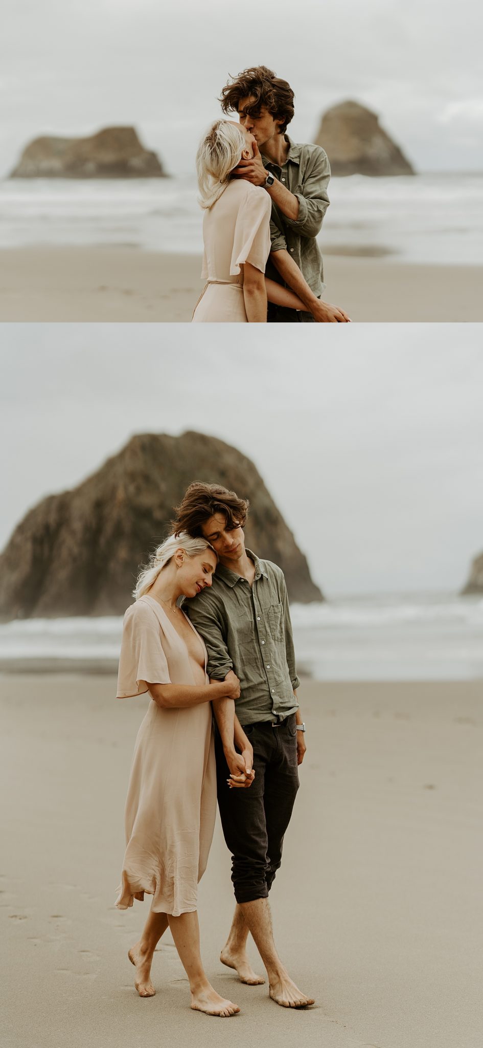 Ecola State Park Oregon Coast Couples Session - venturetoelope.com