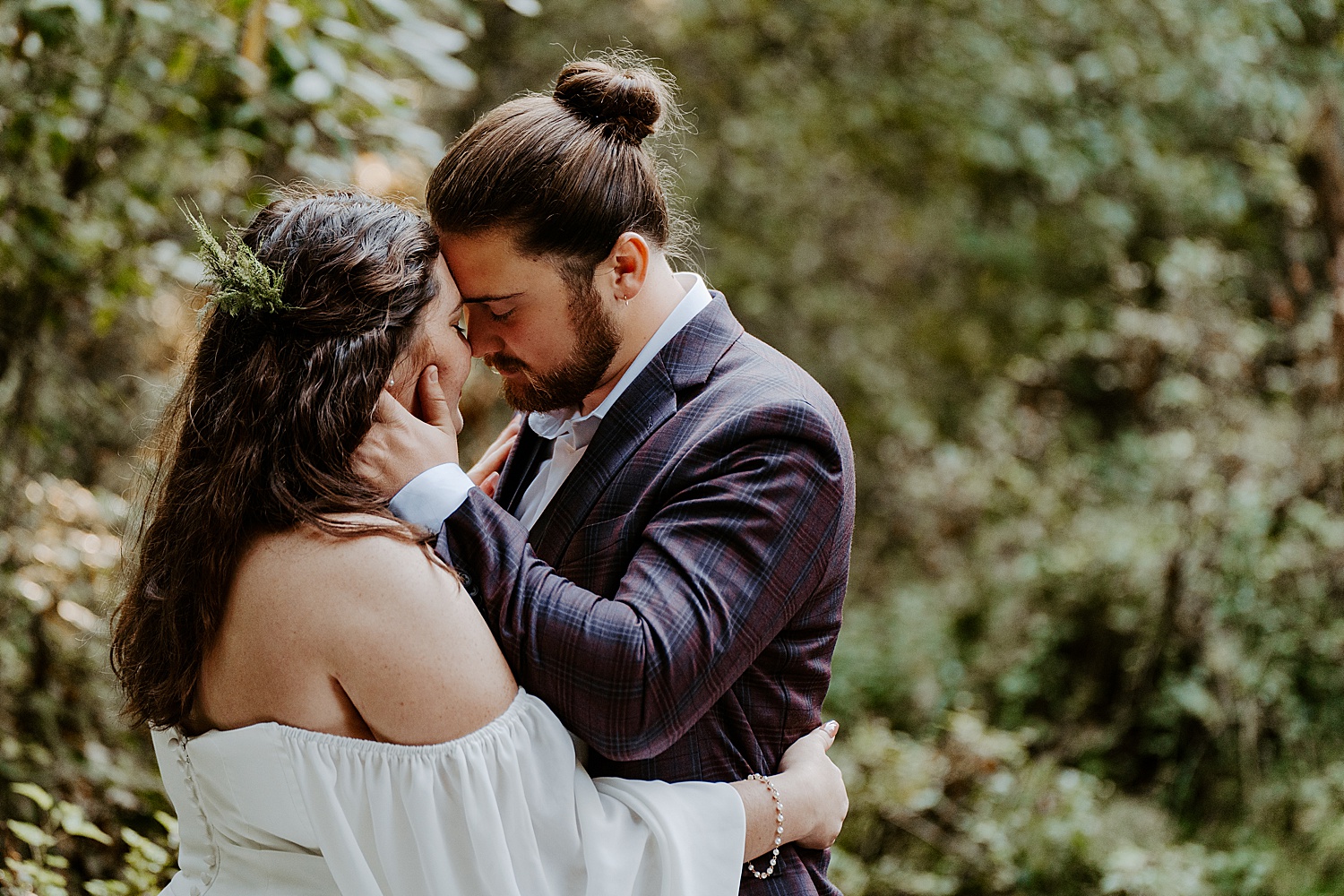 Hall of Mosses, Hoh Rain Forest, and Ruby Beach Tiny Wedding